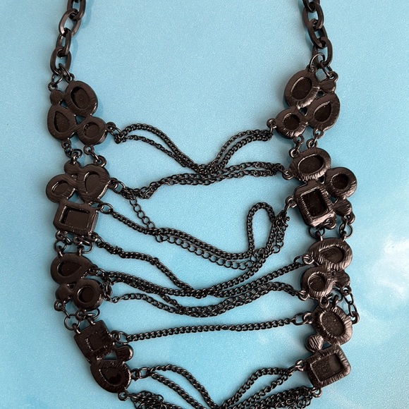 Ricky’s | Jewelry | Rickys Black Costume Necklace Adjustable Sizer With ...